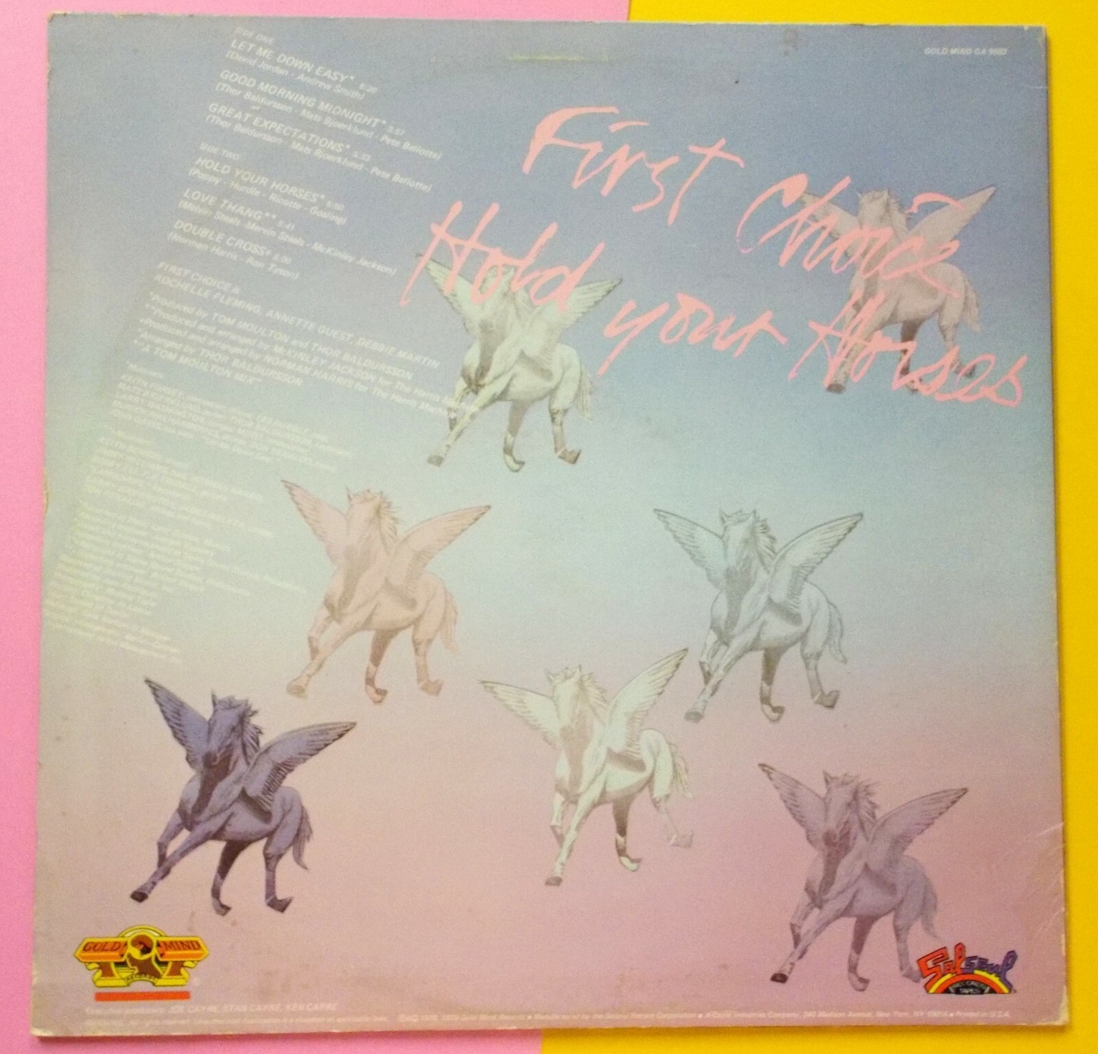 FIRST CHOICE & FIRST CLASS Lot x2 LP Hold Your Horses & Going First ...