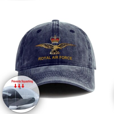 Vintage RAF LOGO ROYAL AIR FORCE Baseball Cap Unisex Denim Hat ...
