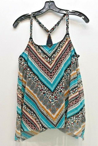 Coco Reef Women Spaghetti Strap Square Neck Racerback Casual Camisole ...