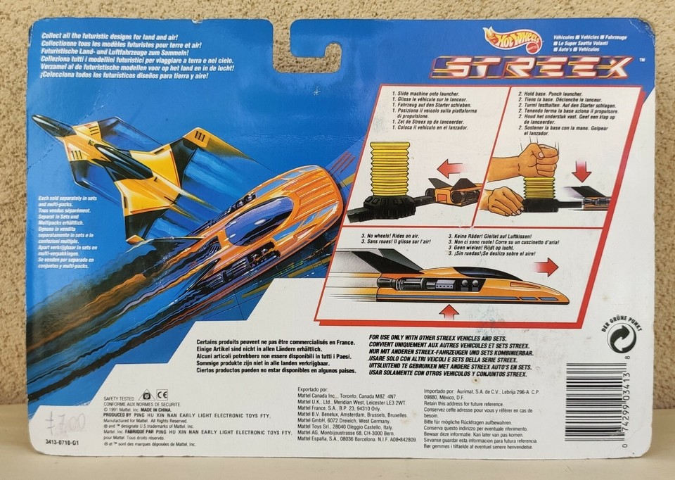 Hot Wheels Streex With 2 Cars + Propulsion Platform New Vintage 90s | eBay
