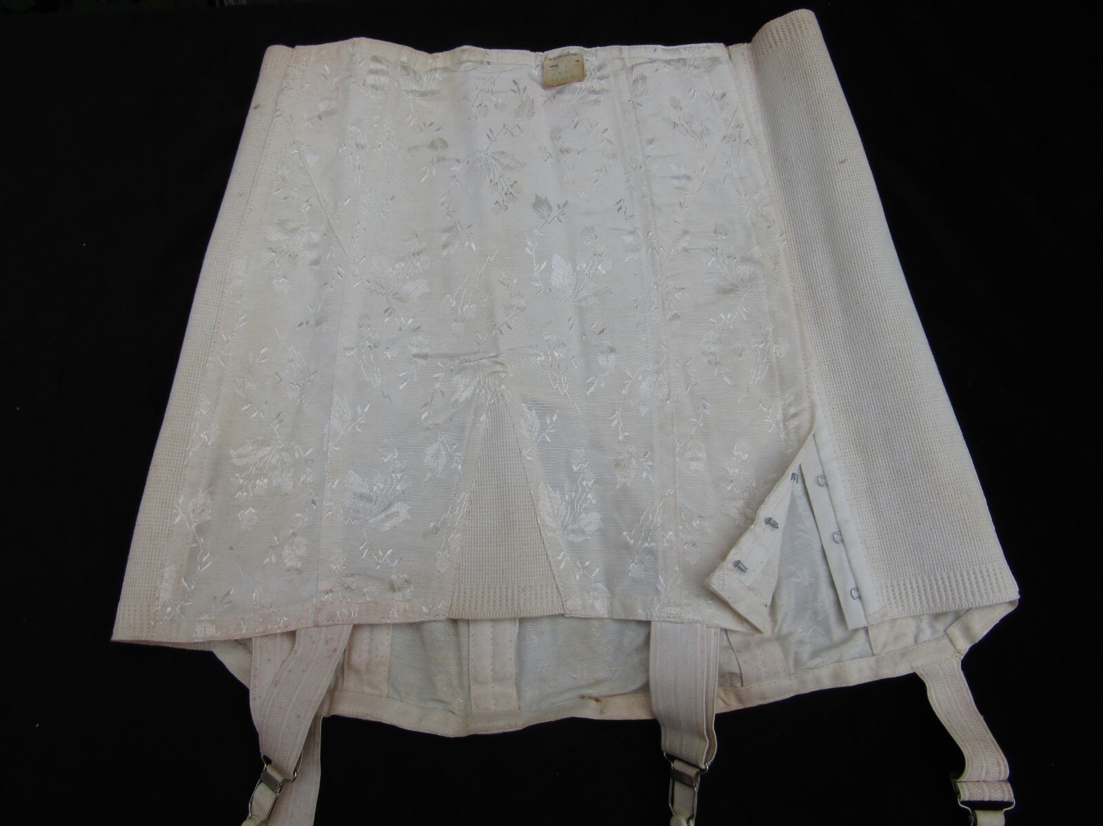 Open Bottom Girdle Hook & Eye Garter Vintage Size 30 … - Gem