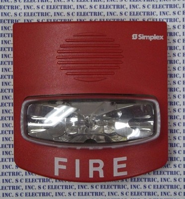 SIMPLEX 4904-9331 FIRE ALARM STROBE - RED | eBay
