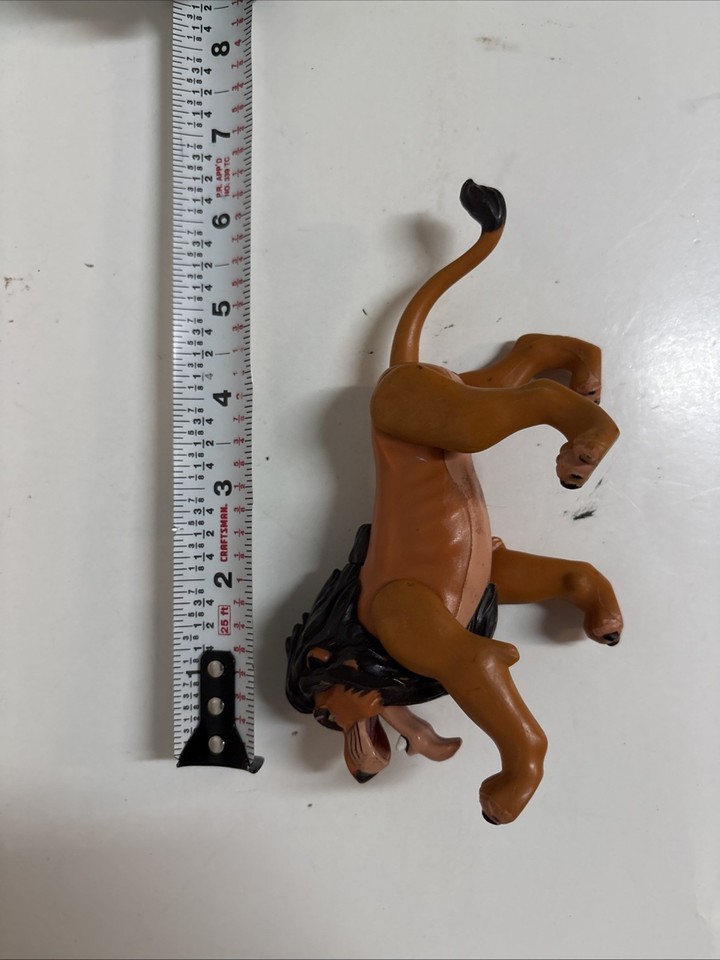 Disney Lion King SCAR 6" Fighting Action Figure Push-Button 1994 Mattel ...