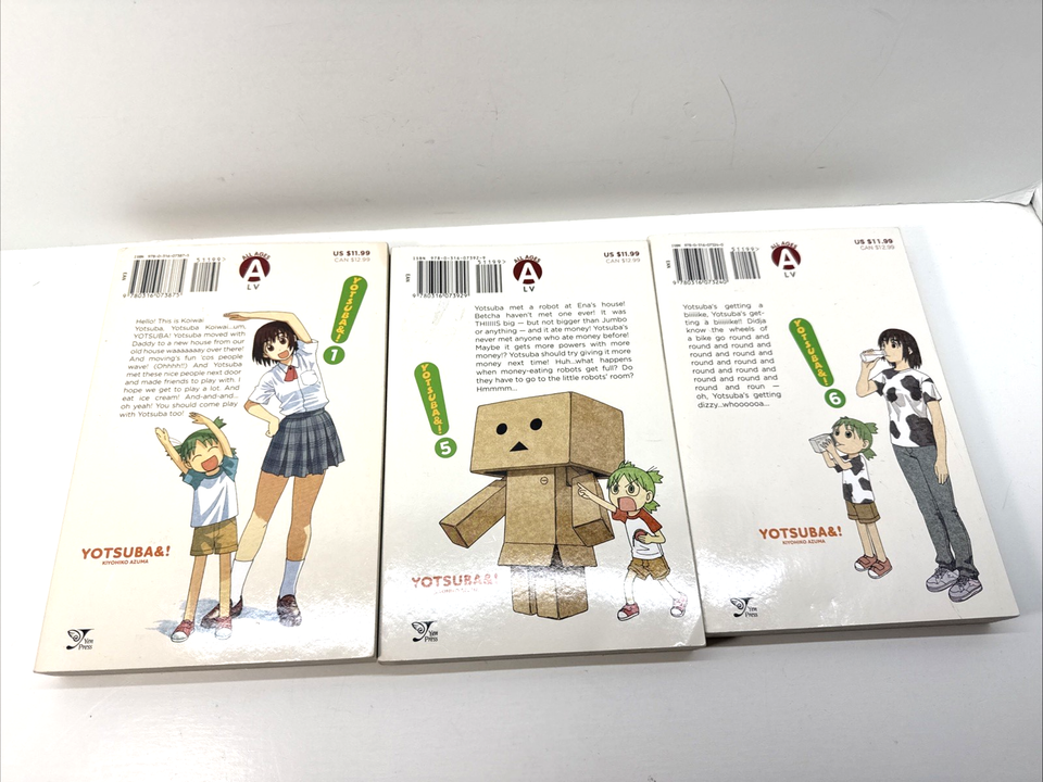 Yotsuba&! 1,5, and 6 Manga Book Lot, English version Kiyohiko Azuma | eBay