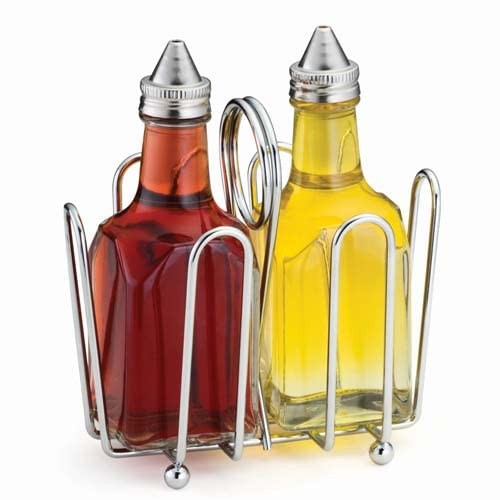 Tablecraft 600ST Oil and Vinegar Cruet Rack Set | eBay