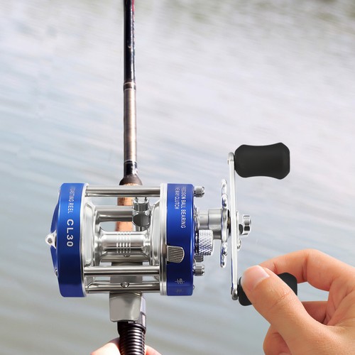 Round Baitcasting Reel Conventional Reel for Catfish Baitcasting Fishing Reel | eBay Australia