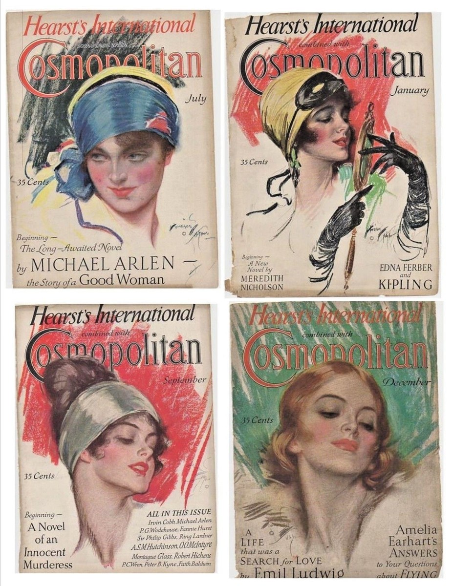Vintage Cosmopolitan Magazine Covers RARE Vintage Cosmopolitan
