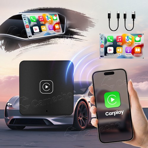 USB Car Wireless CarPlay&Android Auto Adapter Dongle Plug&Play Magic ...