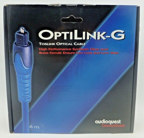 Audioquest OptiLink-G 6 meter Digital Toslink Optical | eBay