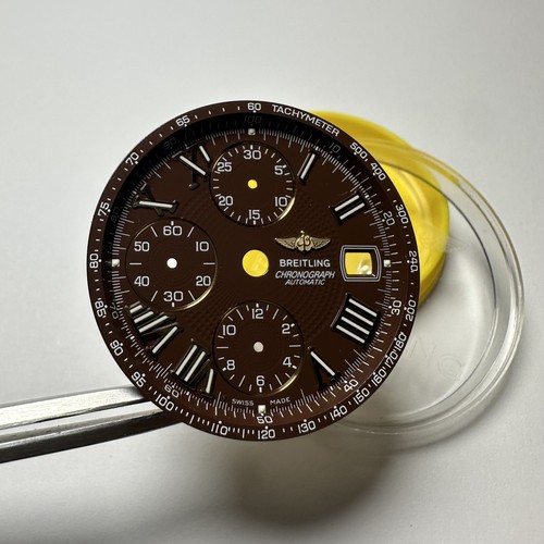 Breitling Rare Brown Dial And the Flange for Automatic Chronograph | eBay