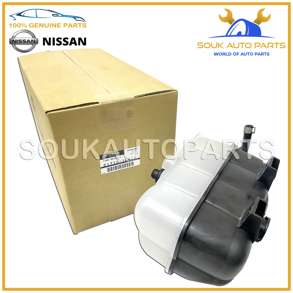 21710-1LA1A Genuine Nissan RADIATOR RESERVOIR TANK VK56-DE VK56-VD QX56 ...