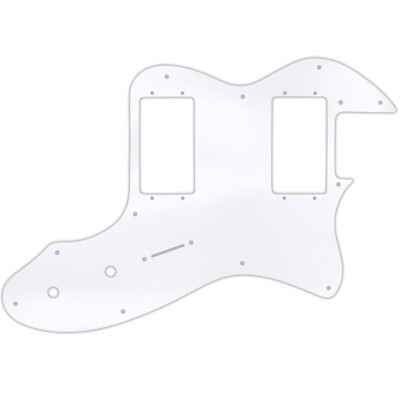 Pickguard Fender 1972-1978 Telecaster Thinline w Humbuckers clear ...