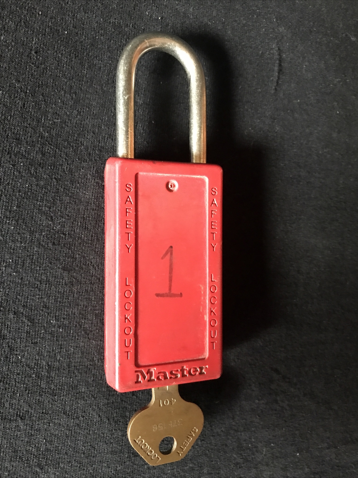 Master Lock, Safety Lockout Padlock Red 3" Body | eBay