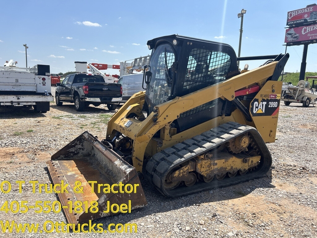 2018 Caterpillar 289D Cab A/c Compact Track Skid Steer Loader Hyd Quick ...
