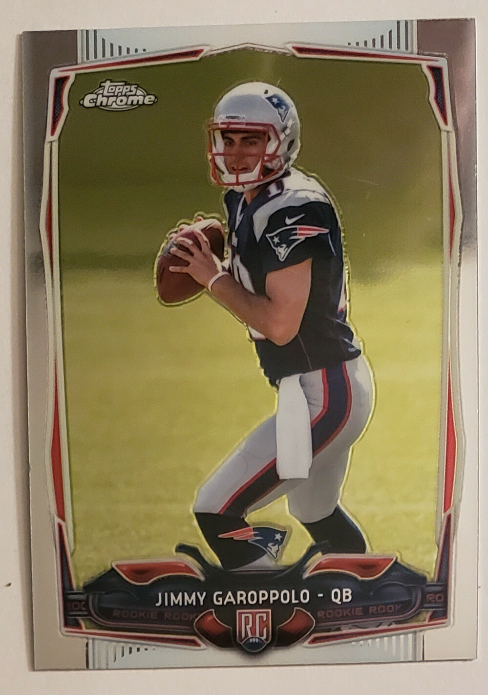 2014 Topps Chrome Jimmy Garoppolo Rookie Card Patriots Las Vegas ...