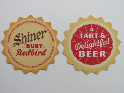 Beer COASTER ~ SPOETZL Brewing Shiner Ruby Redbird: Tart & Delightful ...