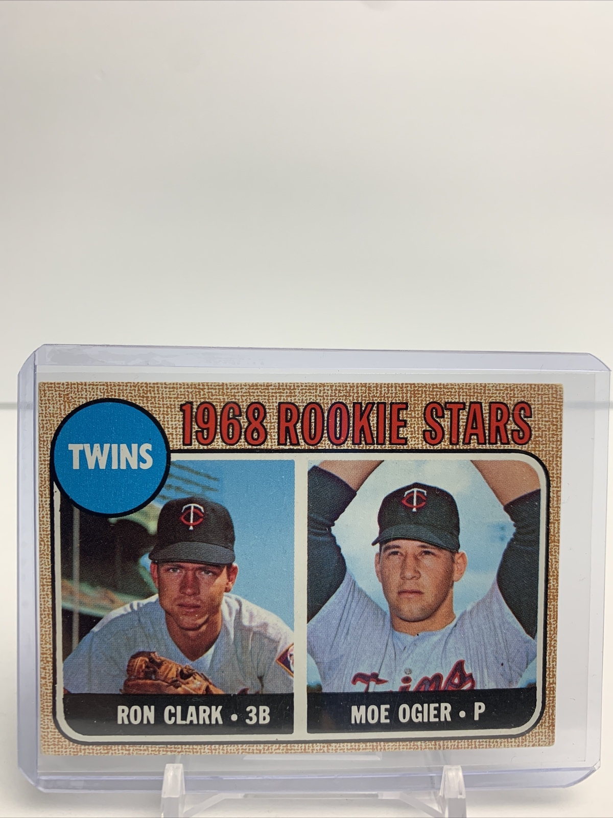 1968 Topps #589 Rookie Stars/Ron Clark/Moe Ogier RC - Minnesota Twins ...