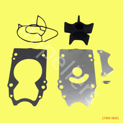 17400-98J01 Suzuki Outboard Water Pump Impeller Repair Kit Replacement ...