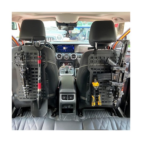 Molle Seat Back Organizer Molle Panel Gun Holder Gun Rack For Vehicles ...