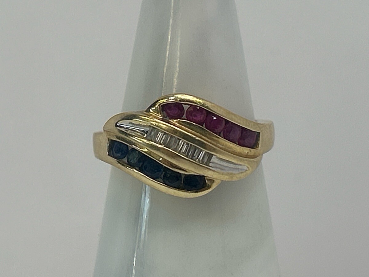 Lady's Gold Ring 10K Yellow Gold 4g Size:7 (TDY018856) | eBay