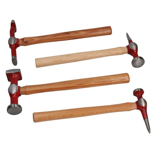 Auto body Repair Kit Panel Beating Hickory Hammers Dollies Shrinking ...