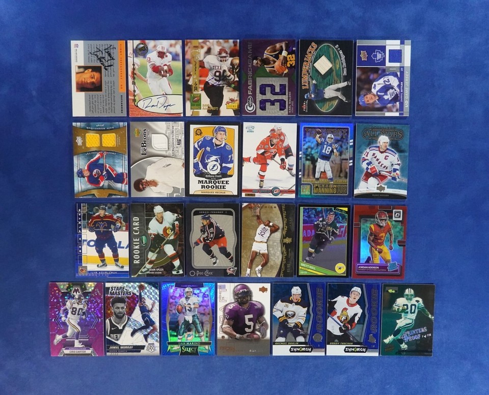 MODERN MULTI-SPORT HIGH END LOT OF 50 W/GAME-USED AUTO #'D STARS ONLY ...