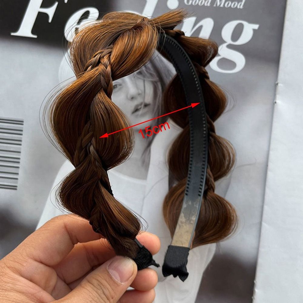 Handmade Hair Styling Braid Head Hoop Fishbone Braids Headbands ...