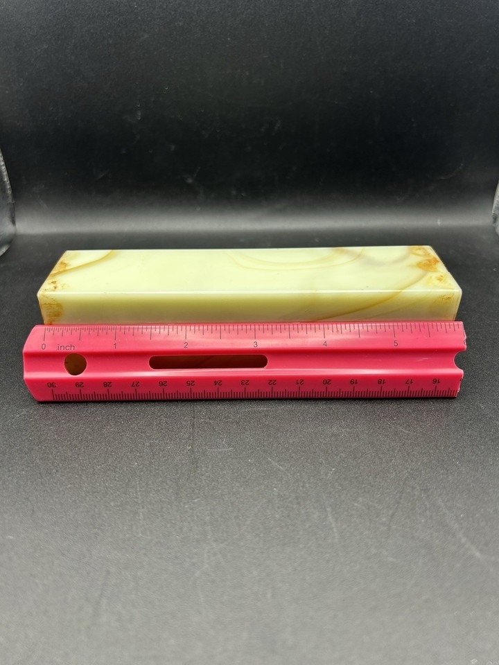 Akro Agate Houze Uranium Glass Floor Table Lamp Spacer 6” | eBay