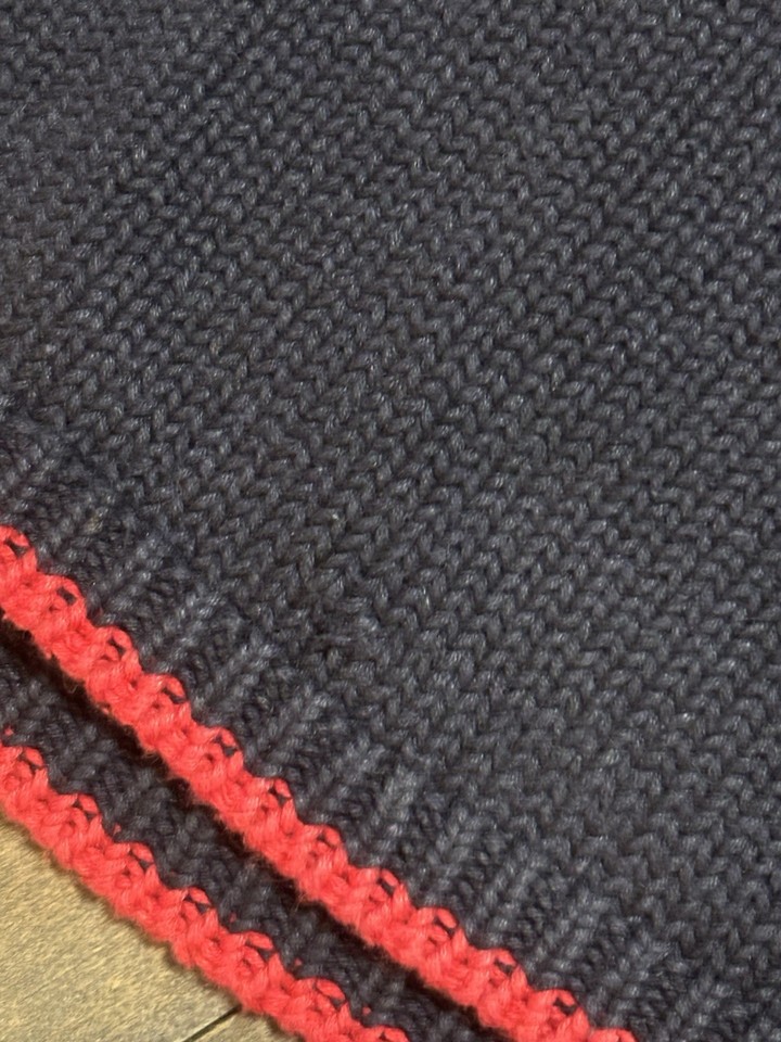 Vintage The Eagle's Eye Hand Knit Teddy Bear Novelty Sweater Size ...