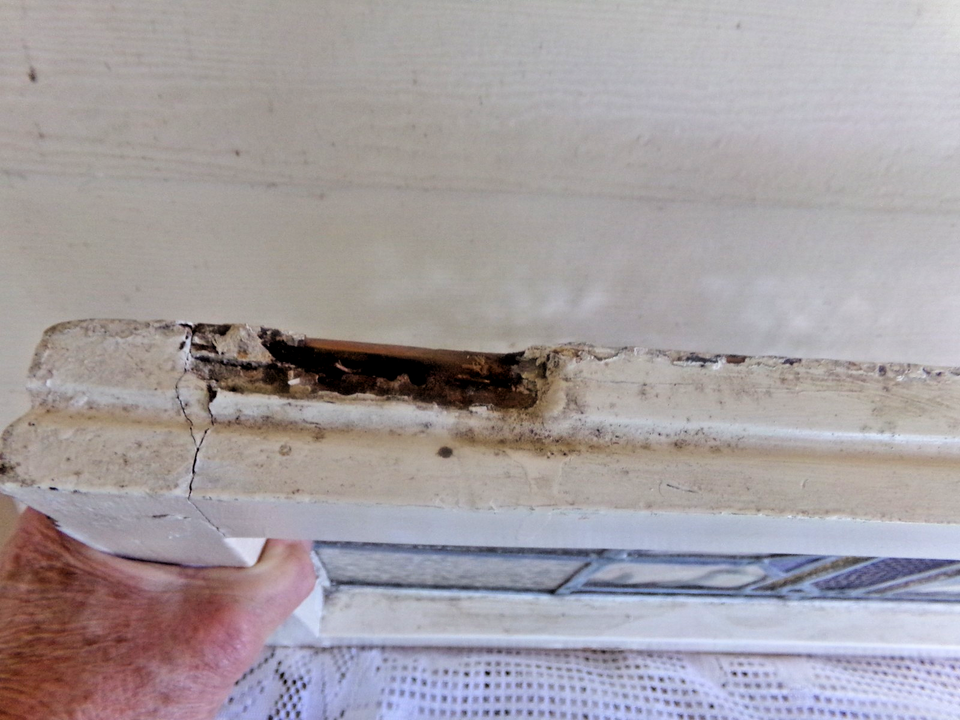 OLD ENGLISH LEADED STAINED GLASS COLORFUL TRANSOM WINDOW 26 3/4 " W X ...