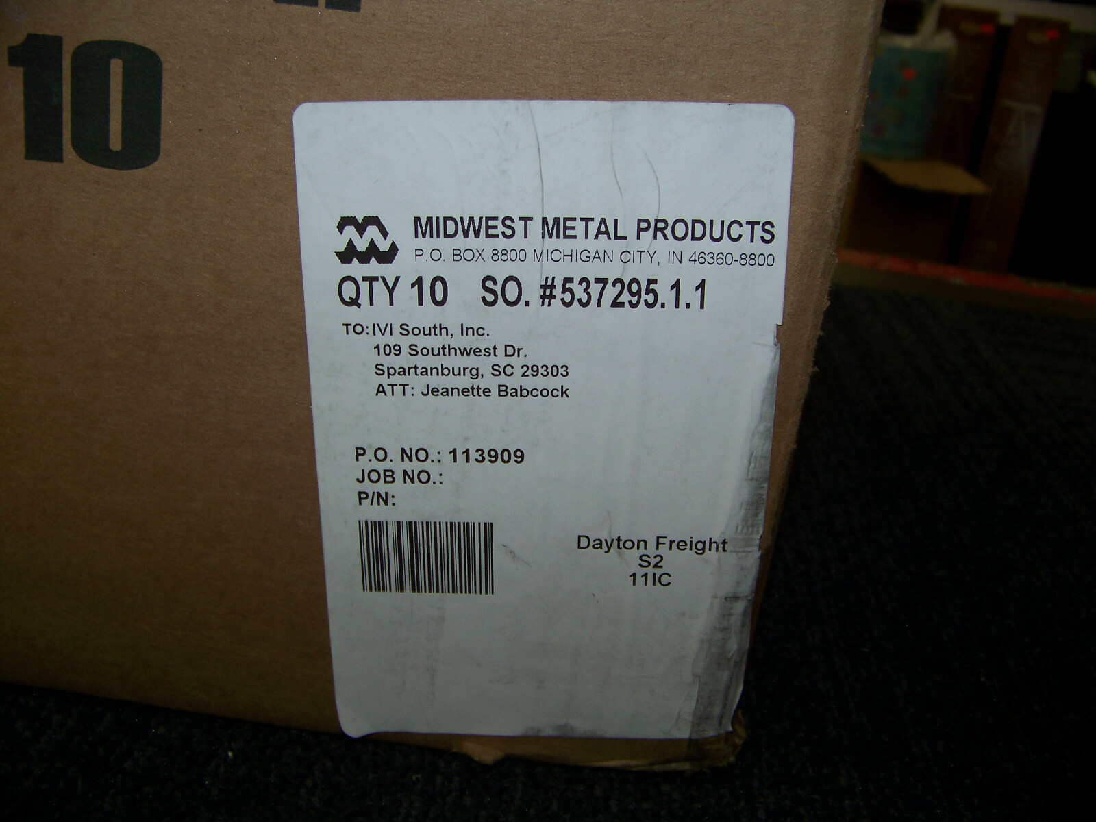 Midwest Metal Prod. 11" Circular Metal Flange 1" Flange Lip 8 Bolt ...