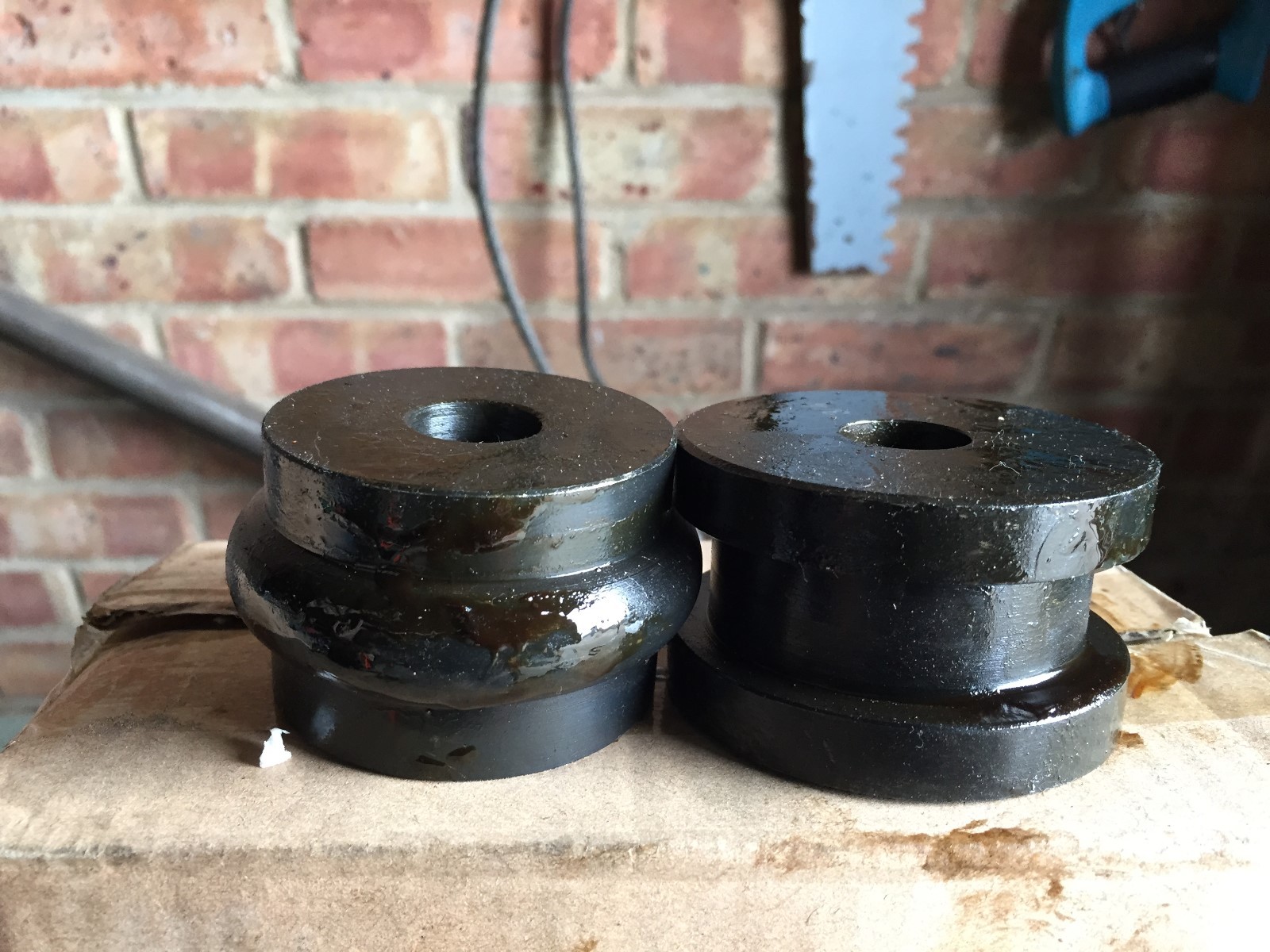 WNS Bead Roller Rolls Dies 3/4" (19mm) ID Round Square Swage Spoiler ...