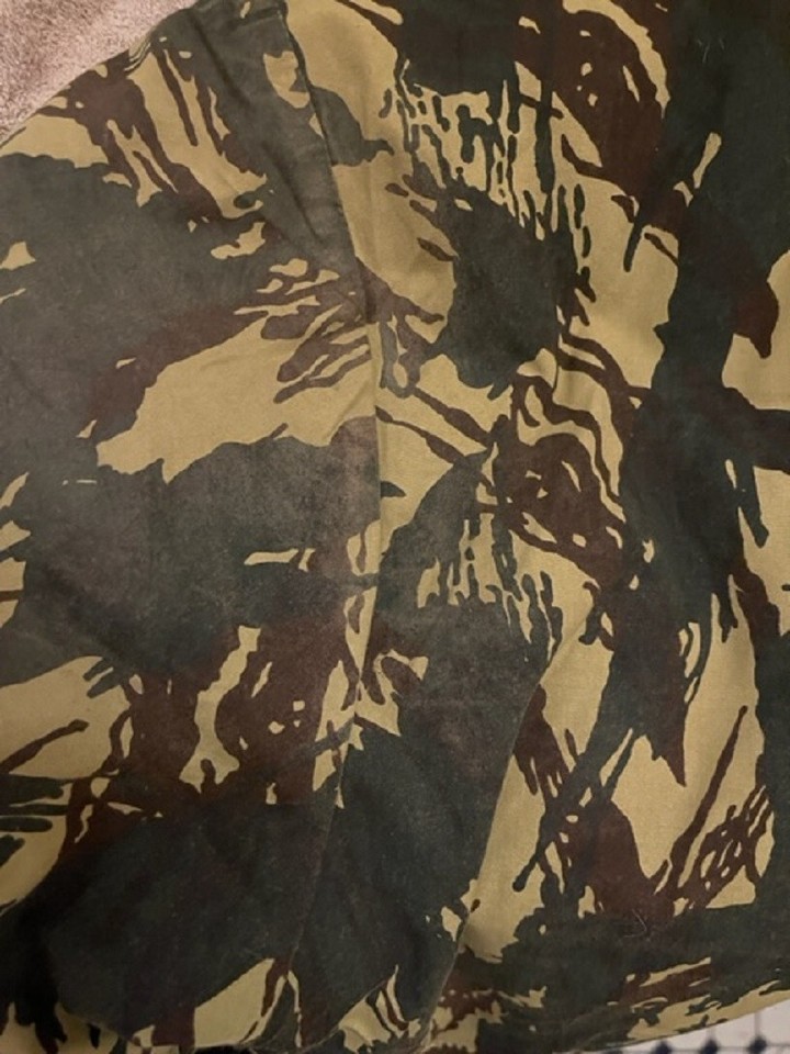 Vintage Camel goose down lizard camo hunting shooting jacket XL | eBay