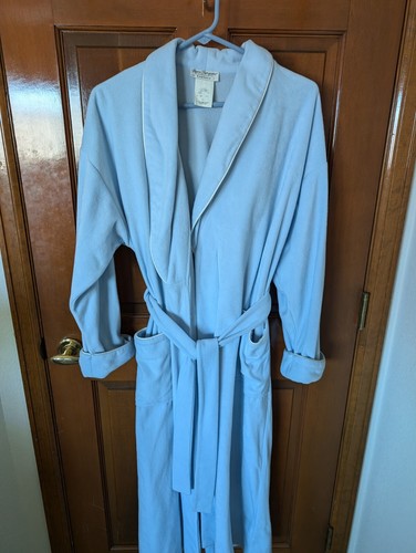Vintage Norm Thompson By KayAnna Baby Blue Robe Size Small | eBay