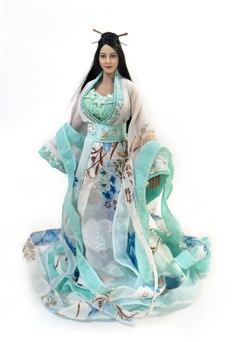1/6 Ancient Style Dress Han Female Green Clothes Fit 12'' PH TBL UD ...