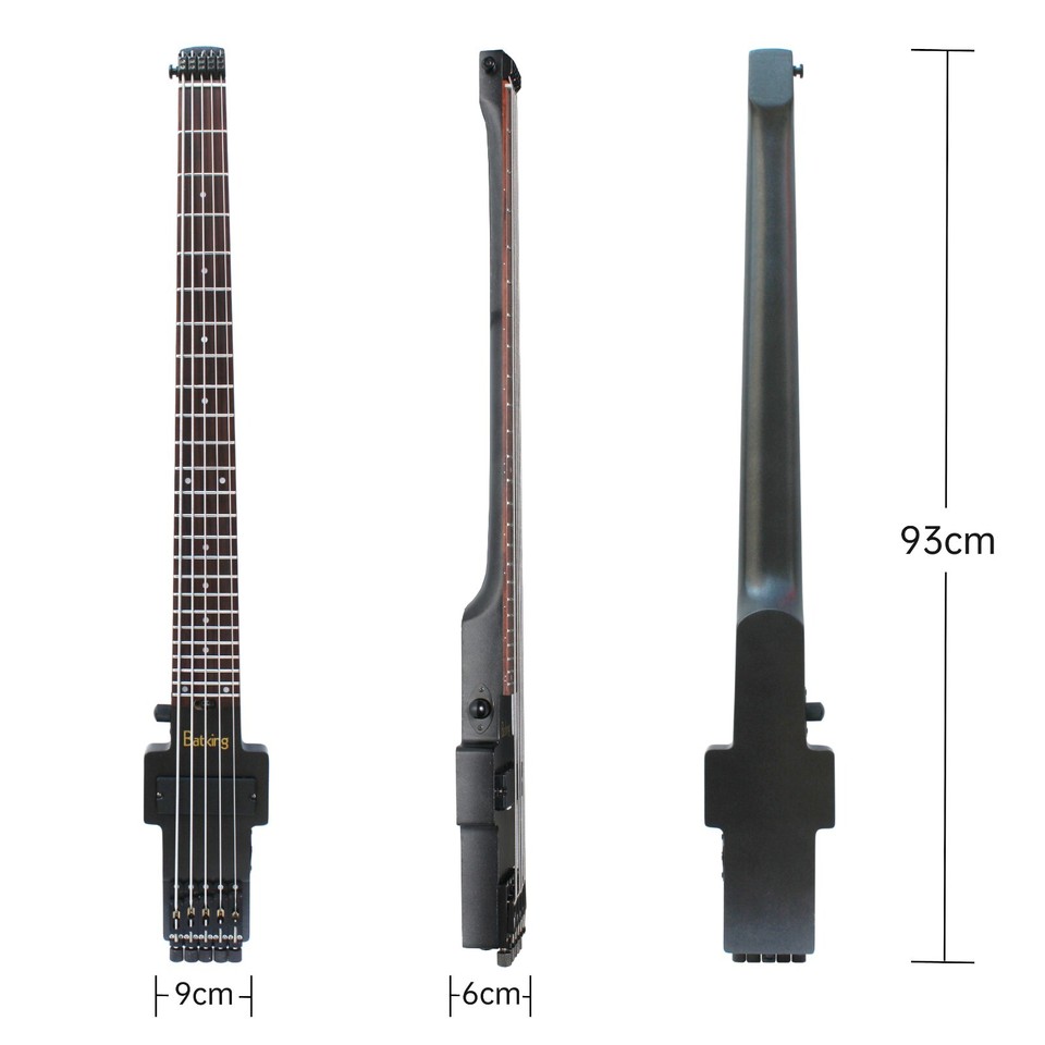 Batking Travel Bass Guitar Electric Headless Bass 5 Strings Electric ...