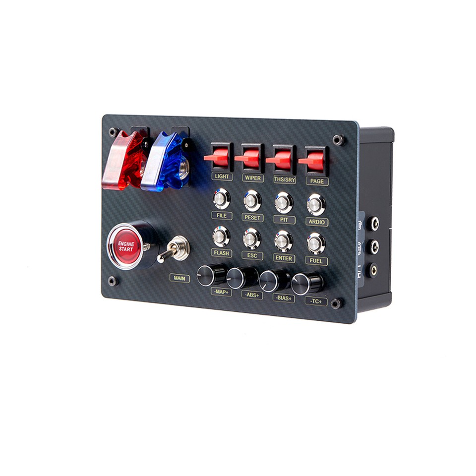 SIM ZQSR Racing Control Box Horizontal Button Box Simulator For Simagic Fanatec | eBay