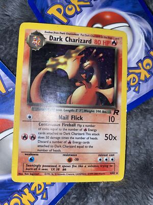 Pokémon TCG Dark Charizard Team Rocket 4/82 Holo Holo Rare | eBay