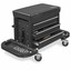 Rolling Tool Chest Seat -ULINE H-6065BL Black New | eBay