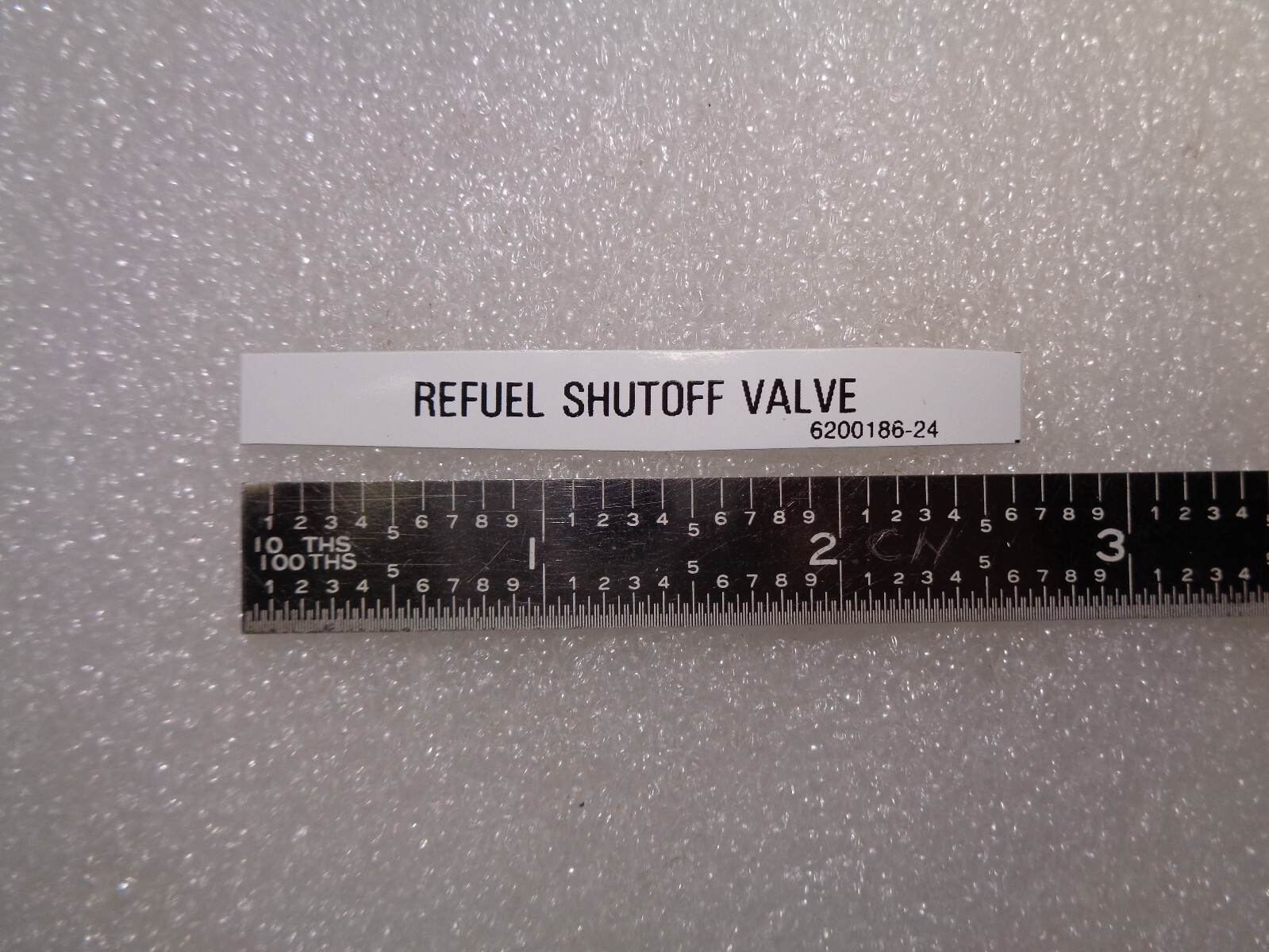 CESSNA CITATION AIRCRAFT "REFUEL SHUTOFF VALVE" PLACARD DECAL 6200186 ...