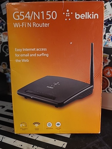 Belkin G54/N150 Wireless Wi Fi N Router 4 LAN Port Up to 150Mbps | eBay