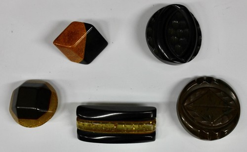 Original Vintage Large Bakelite Button Lot (5) #3 | eBay