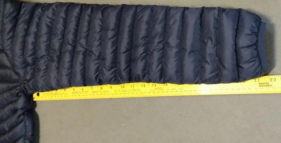 New Rab Pertex Microlight 90% Down Coat Jacket Navy Blue Pink Puffer US ...