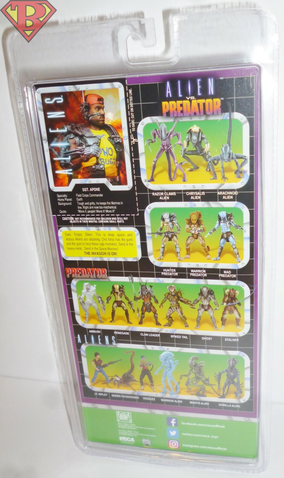 APONE Aliens Kenner Expanded Universe 7" Scale Action Figure Series 13 ...