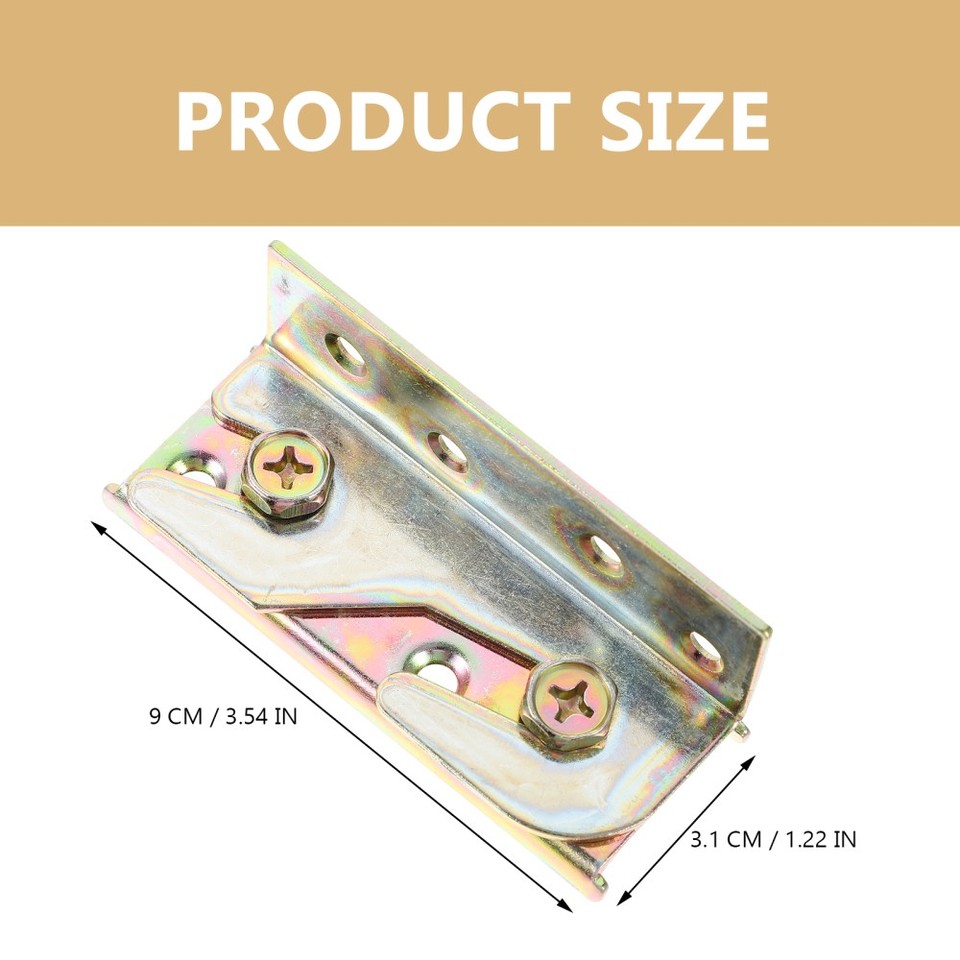 1 Pcs Bed Connection Parts Rail Connector Bracket Connecting Fittings ...