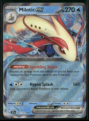 Pokemon - Milotic ex 042/191 Double Rare Holo Surging Sparks NM | eBay
