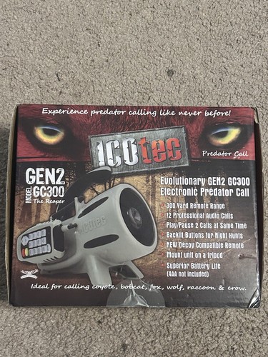 ICOtec GC300 GEN2 “The Reaper” Electronic Game Call Predator 12 Calls ...