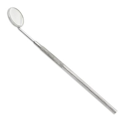 New Stainless Steel Dental Inspection Mirror with 1" Diameter Real ...