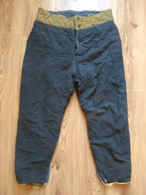 RARE Vintage Soviet winter Army USSR Uniform Military pants VATNIK ...