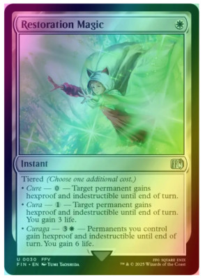 Restoration Magic - Foil Final Fantasy MTG | eBay